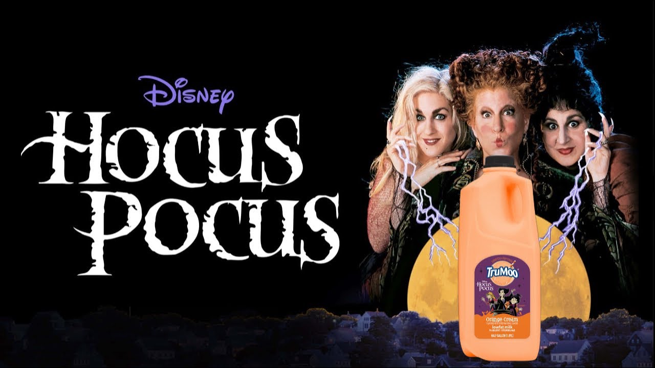 Hocus Pocus Orange Trumoo Milk Halloween Drink Review - YouTube