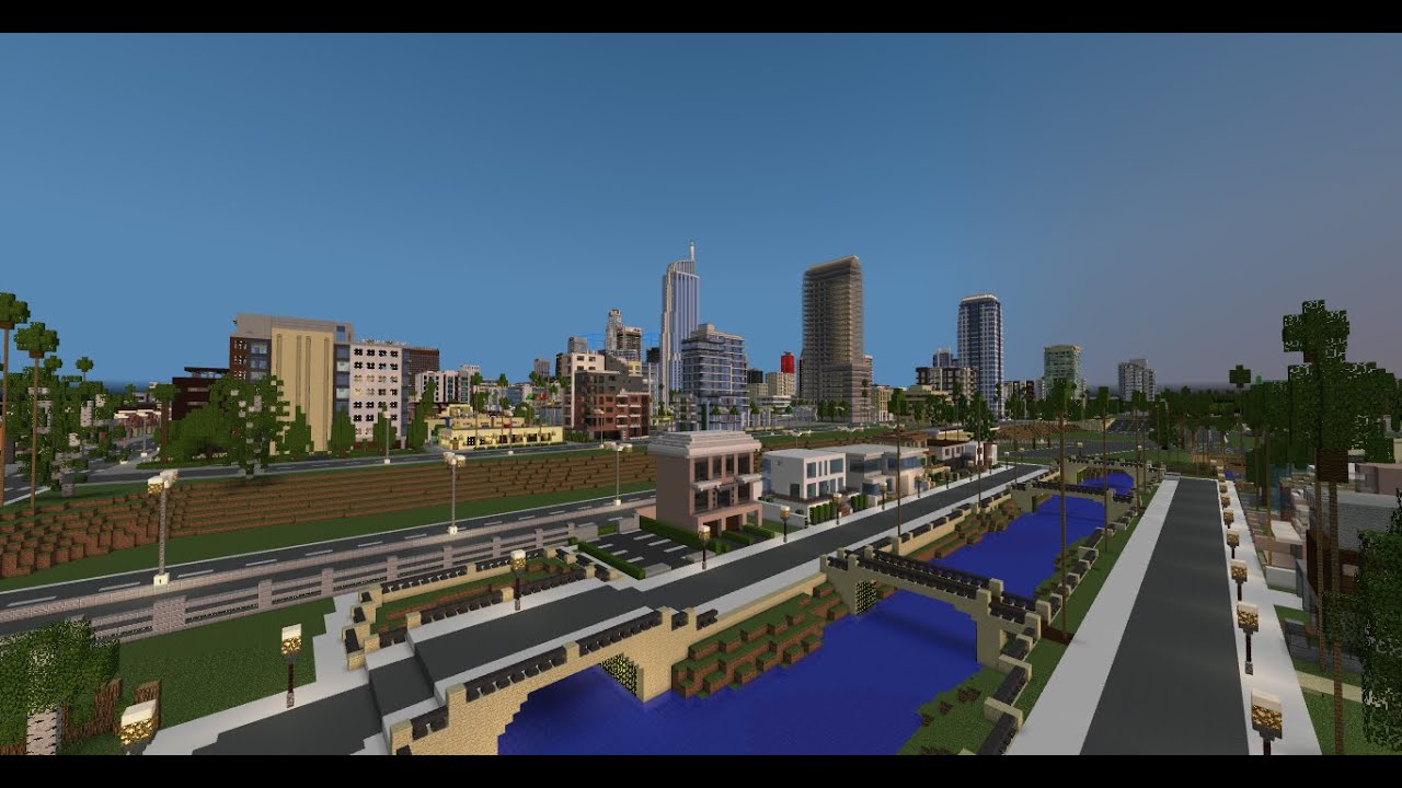 Minecraft: Los Angeles City - YouTube