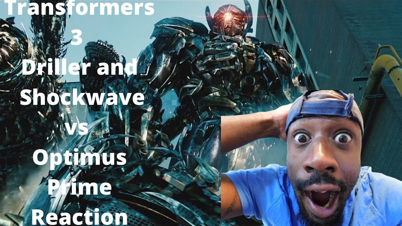 Transformers 3 Driller and Shockwave vs Optimus Prime Reaction - YouTube