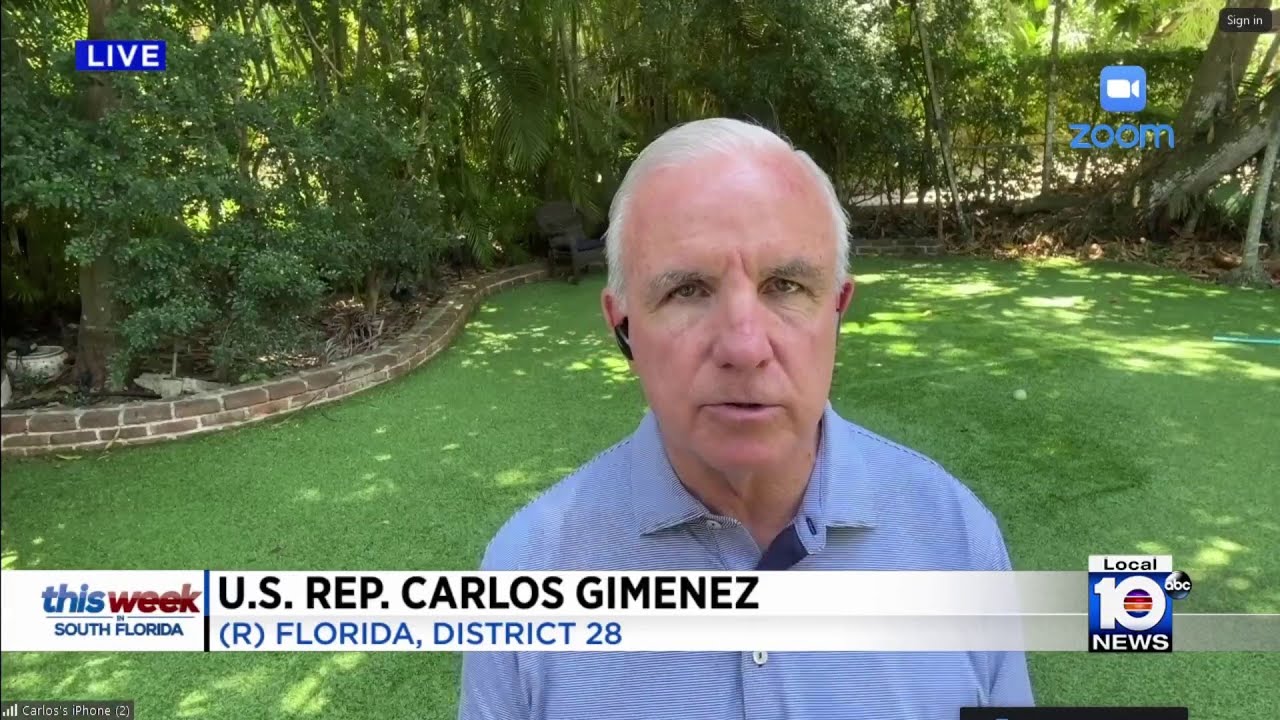This Week In South Florida: Rep. Carlos Gimenez - YouTube
