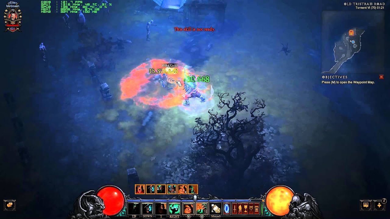 D3 Ancient Scourge damage test - YouTube