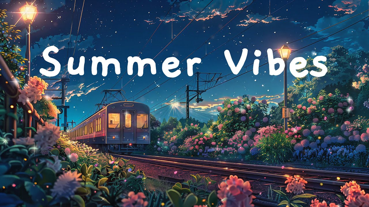 [Music] 여름 밤 감성적인 분위기 피아노음악🌙 Peaceful Summer Night, Lofi, Soothing ...