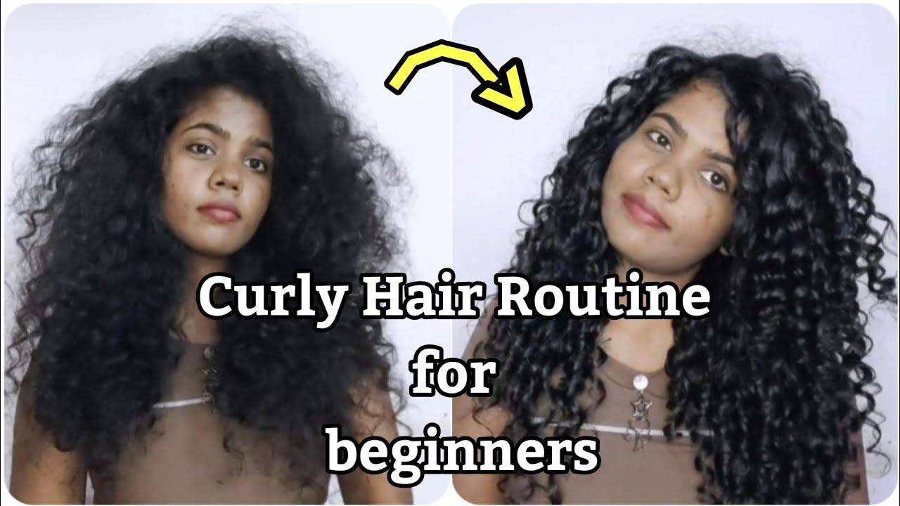Simple Curly Hair Routine😍 | Curly Hair | Beginner Friendly ...