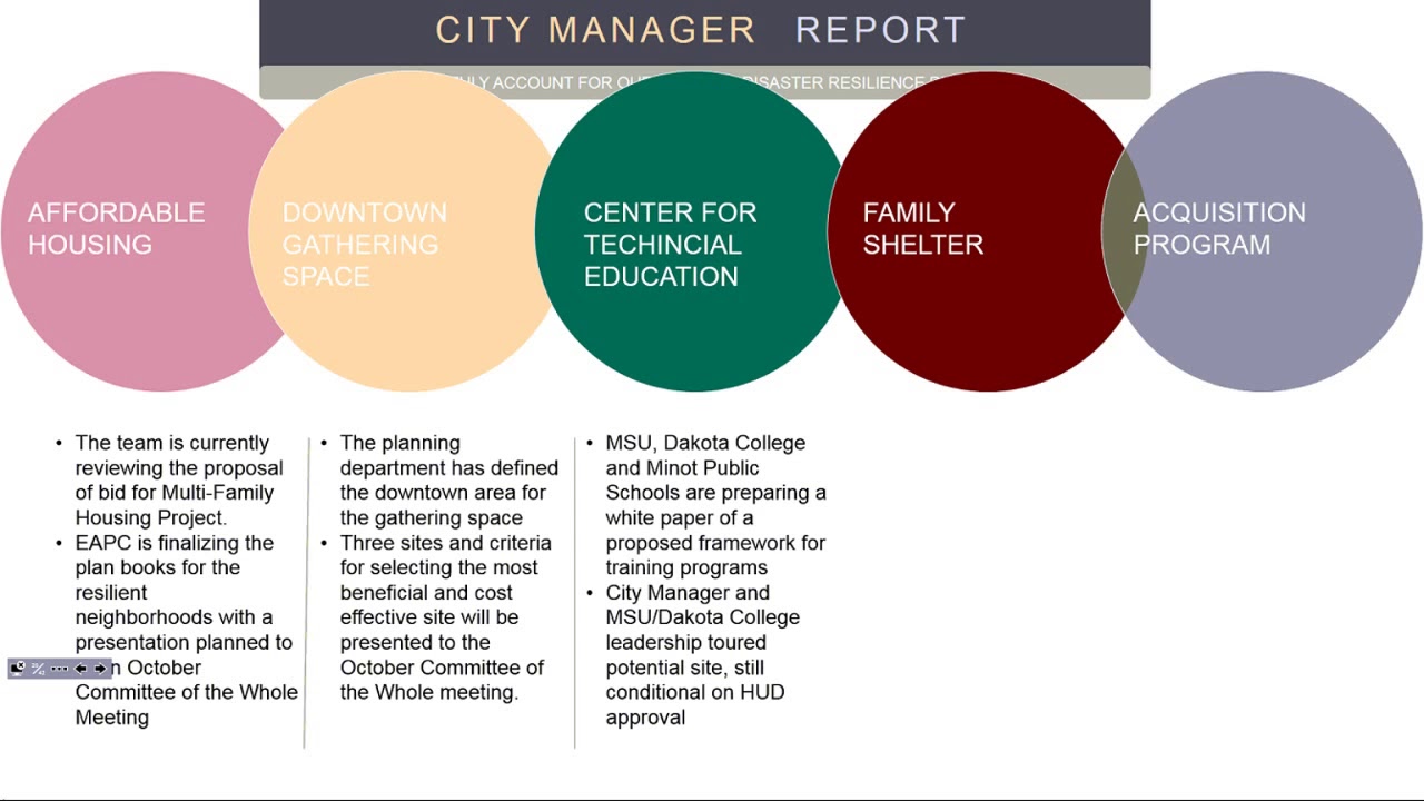 October City Manager Report - YouTube