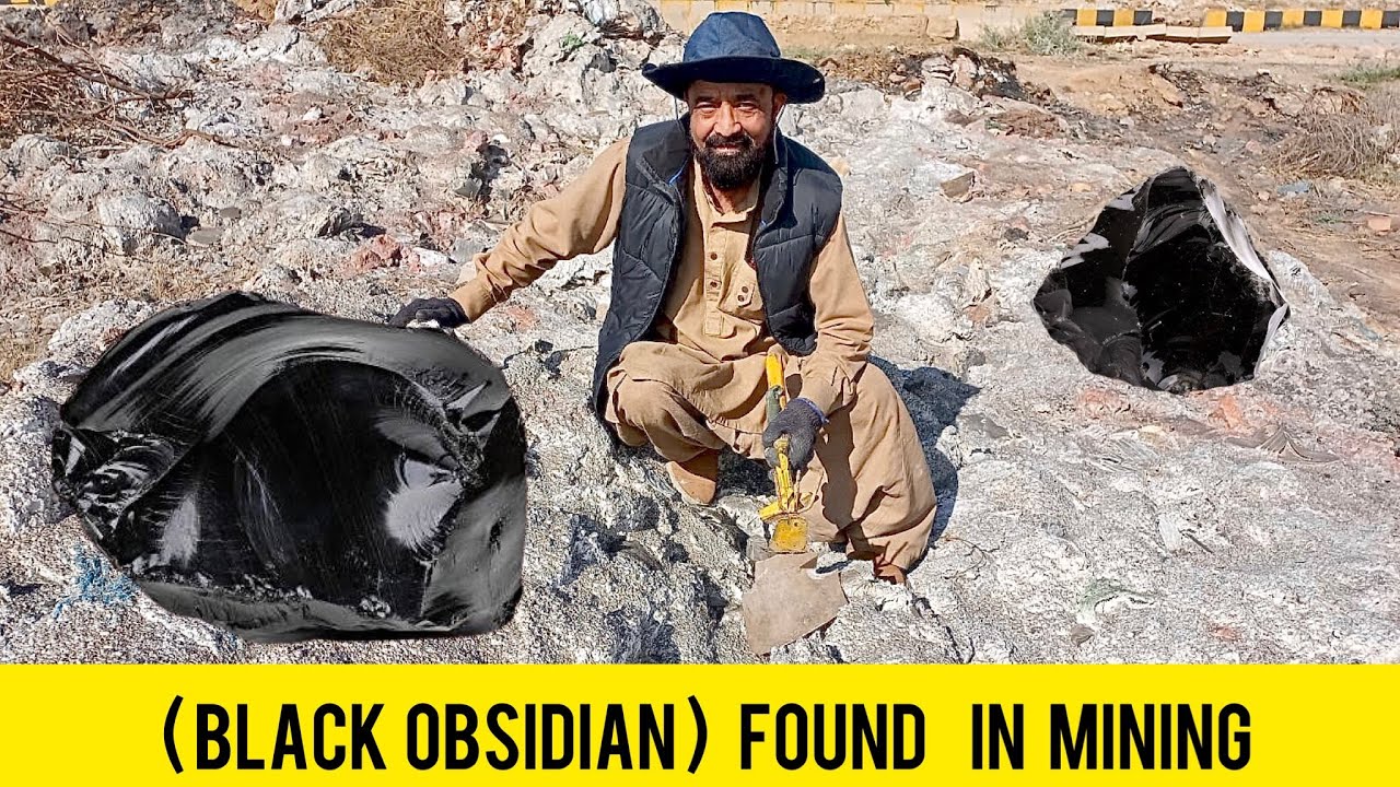 Black obsidian found in Mining | mining gemstone ...