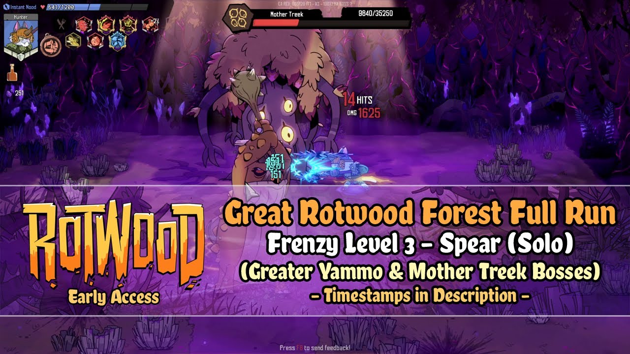 Rotwood Early Access - Great Rotwood Forest [Frenzy Level 3 - Spear ...