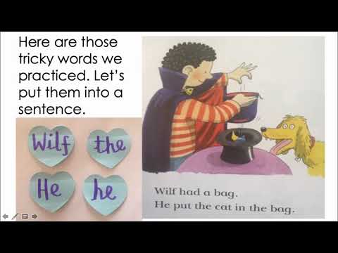 Read along with Mrs Huxley Cat in a bag - YouTube