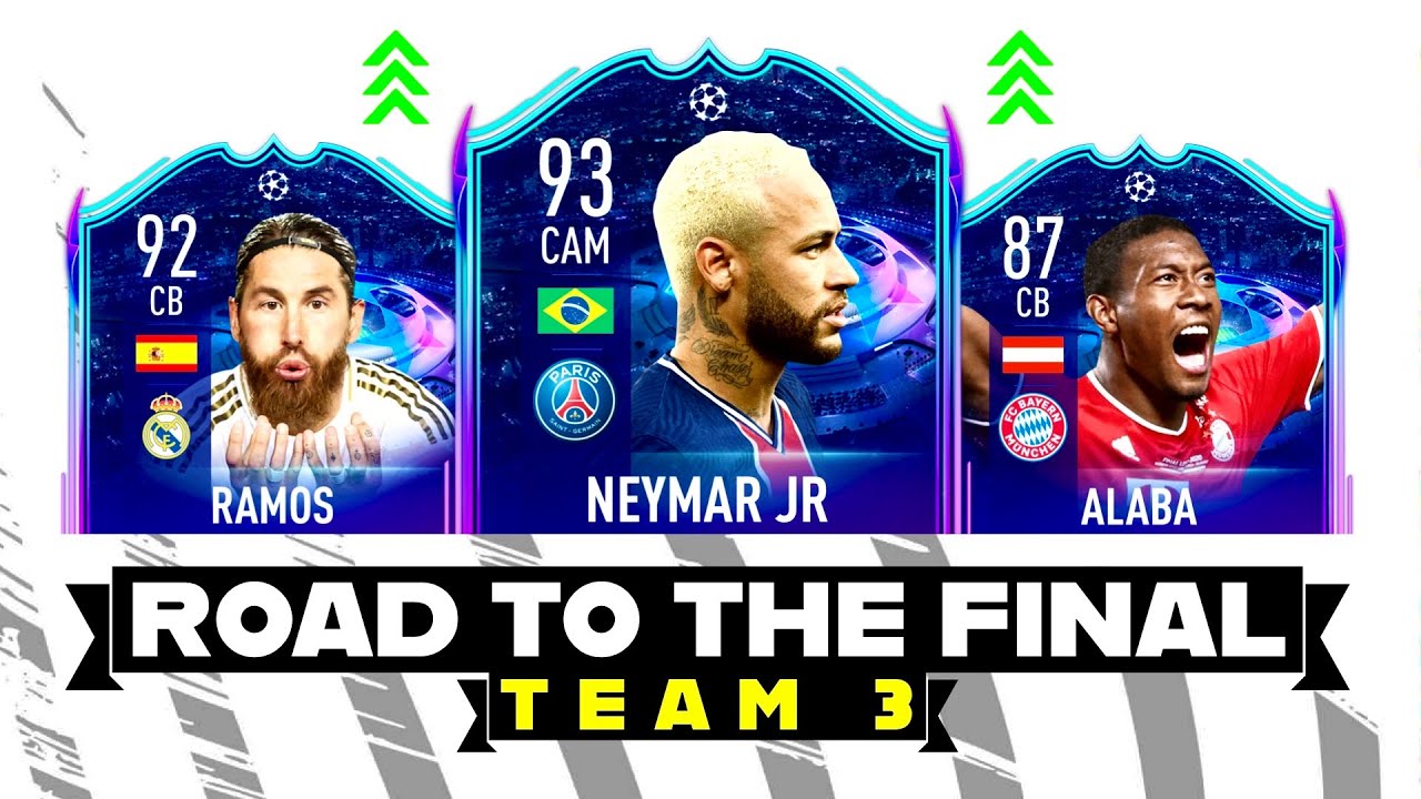 FIFA 21 | UCL RTTF TEAM 3 PREDICTIONS 🧐🔥 ROAD TO THE FINAL FT. NEYMAR ...