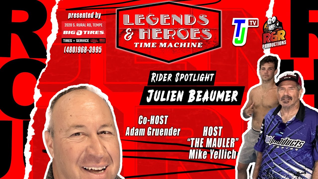 LEGENDS AND HEROES TIME MACHINE RIDER SPOTLIIGHT JULIEN BEAUMER - YouTube