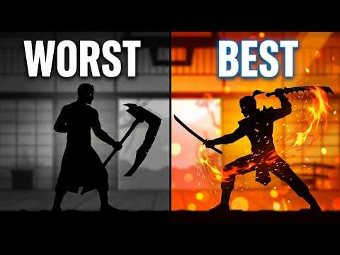 Can the Worst Weapon Beat the Best Weapon in Shadow Fight 2?