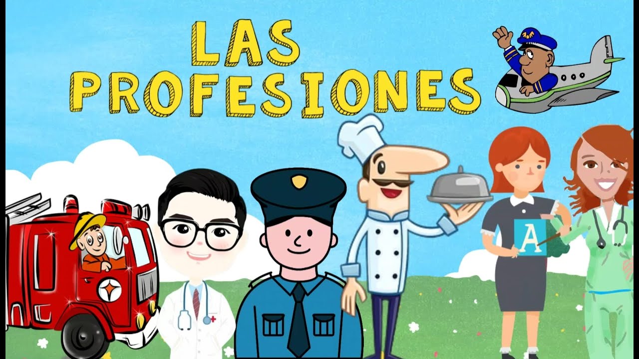 APRENDE LAS PROFESIONES para NIÑOS| video EDUCATIVO en ESPAÑOL | nombre ...