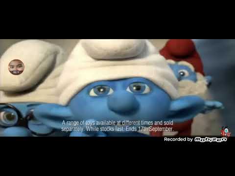 the Smurfs 2 milk bottles 2013 McDonald's happy meal chicken nugget ...