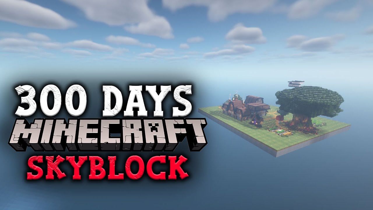 300 Days of Skyblock | Minecraft Hardcore - YouTube