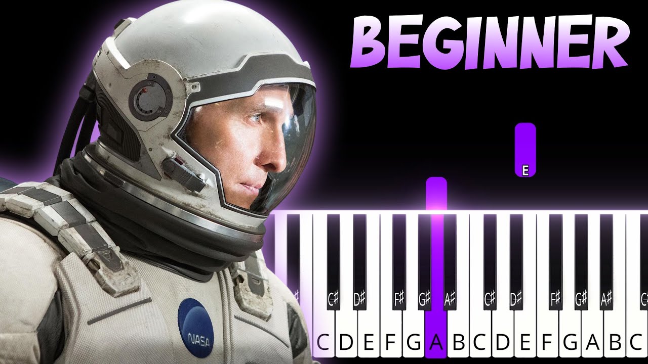 Interstellar - First Step | BEGINNER Piano Tutorial - YouTube