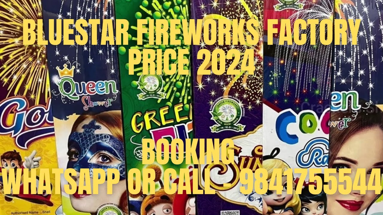 Blue Star Fireworks Factory Price 2024 | Wholesale Price | Crackers ...
