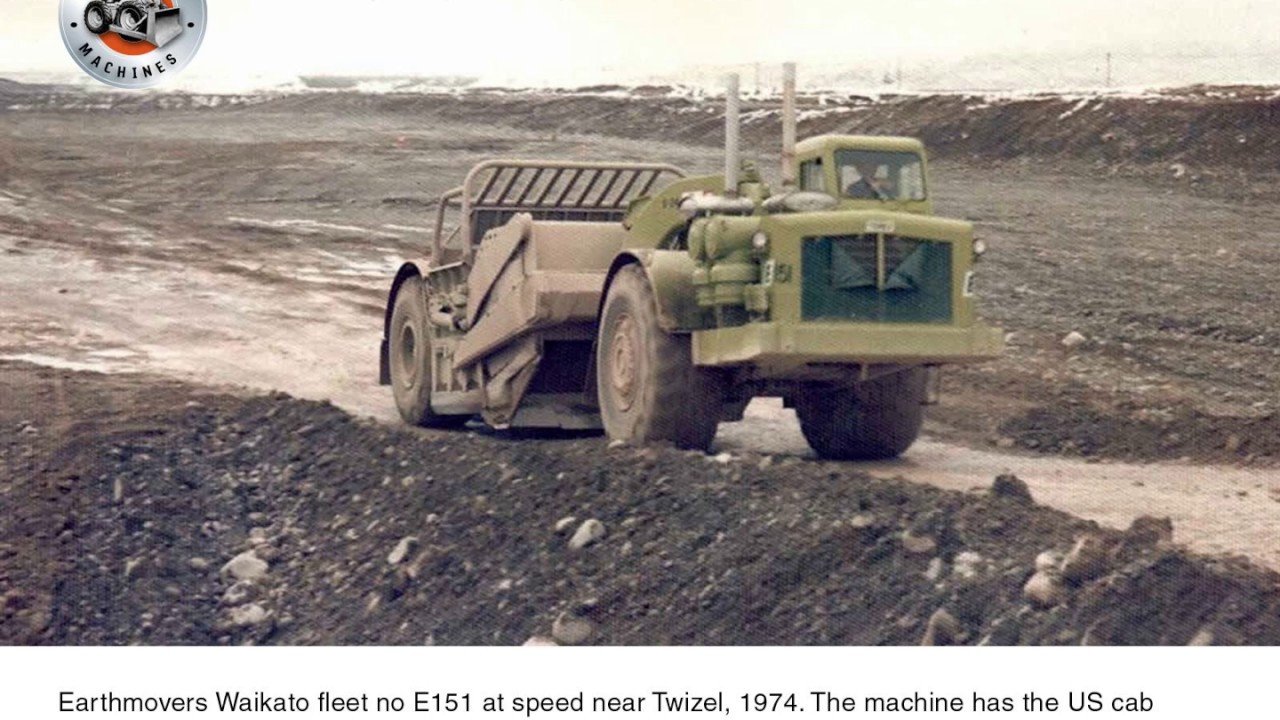 legendary earthmovers: The Terex S-24 scraper - YouTube