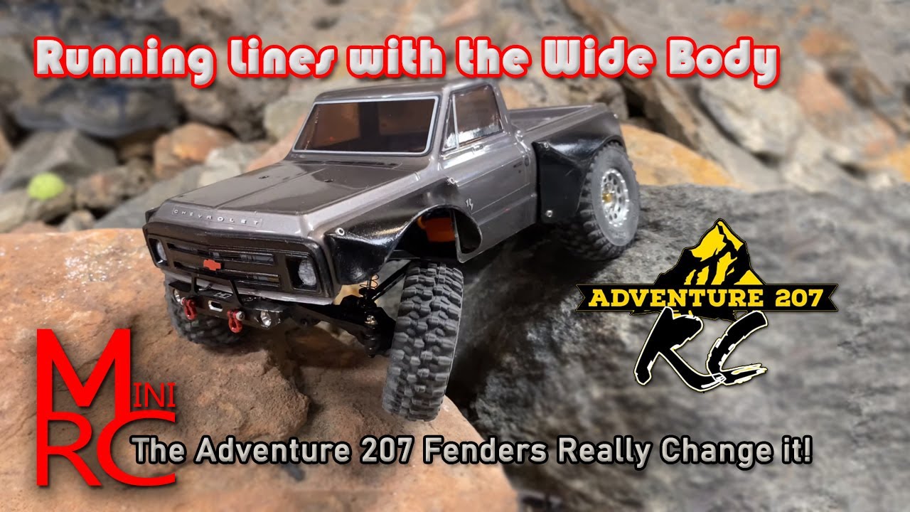 SCX24 - The Adventure 207 C10 is killin' the lines! - YouTube