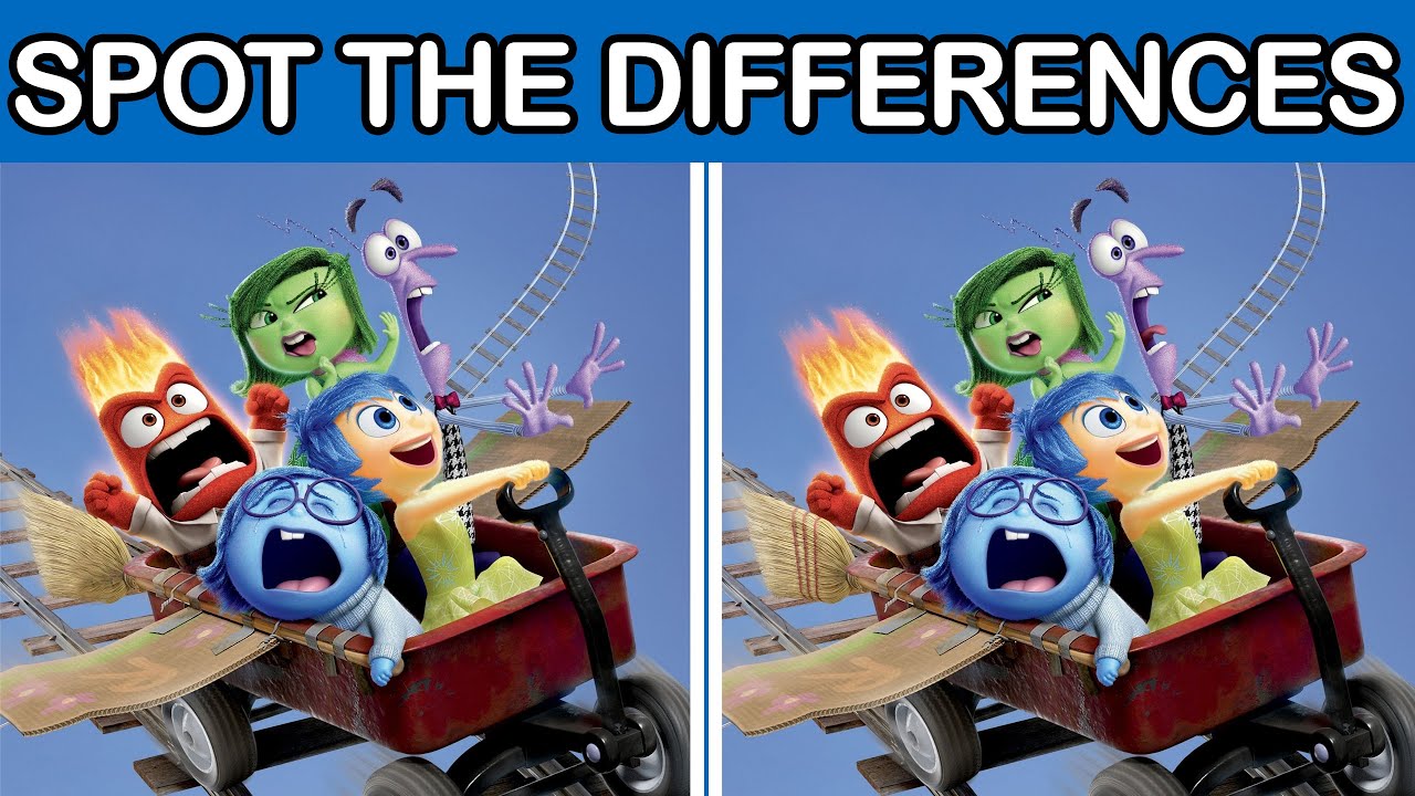 Spot the 3 differences Inside Out 2015 - YouTube