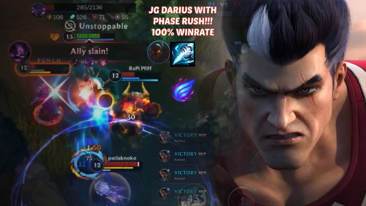 MAIN JUNGLE DARIUS IS DOMINATING!! 100% WINRATE IF YOU DO THIS!! LoL ...