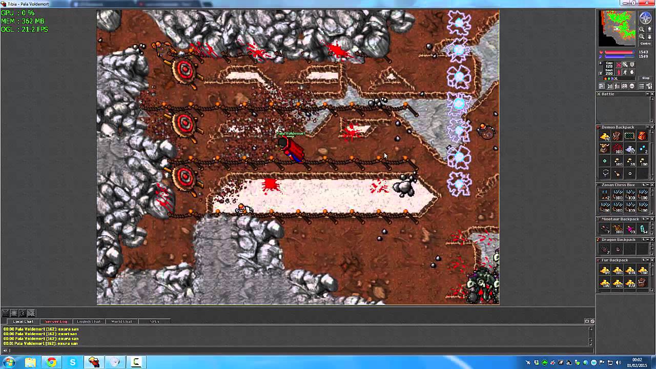 Tibia - Tutorial Hunting Lizard Chosen - YouTube
