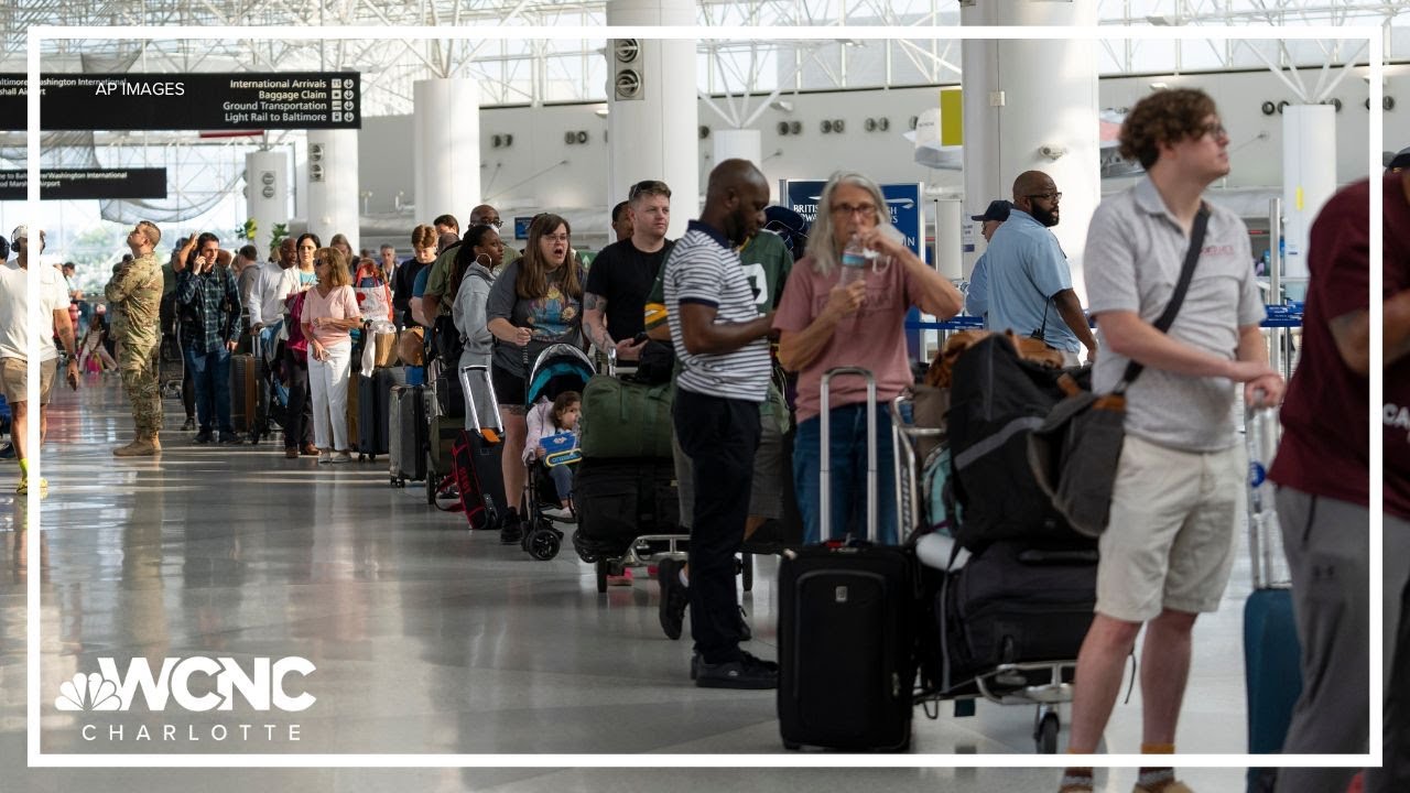 Widespread technology outage grounds flights worldwide - YouTube