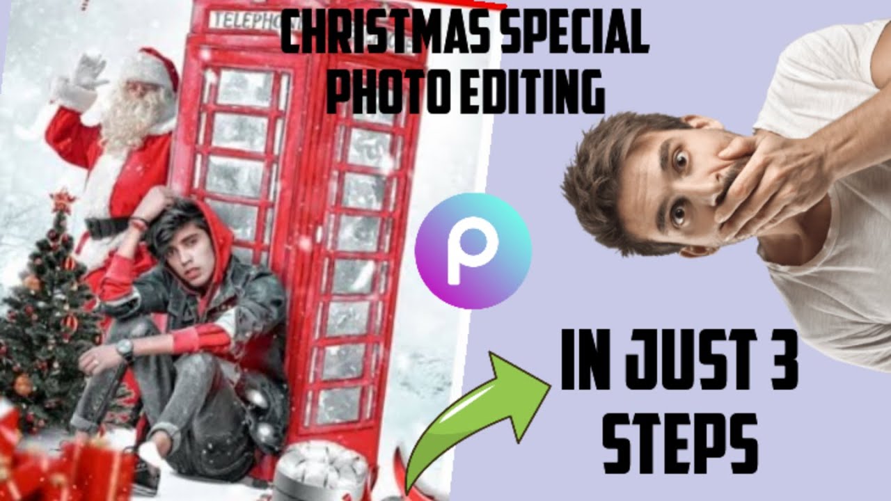 Christmas photo editing Picsart photo editing Christmas Special Photo ...