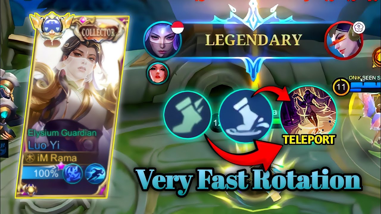 Luo Yi Talent Fast Rotasi Tapi Damagenya 1 Hit Kok Bisa !! Build Luo Yi ...