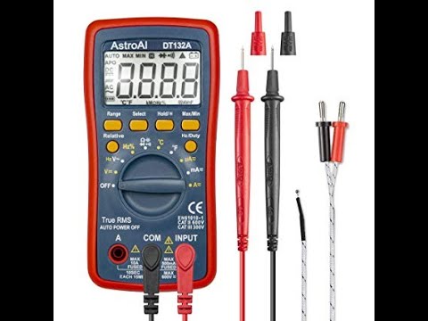 AstroAI DT132A CHEAP-O Multimeter Review & Teardown! - YouTube