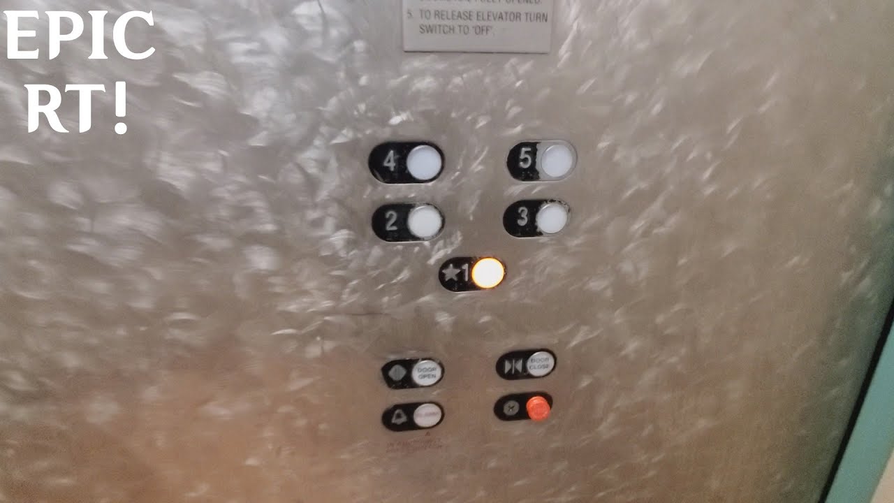EPIC MOTOR!! 1994 Schindler RT Hydraulic Elevator at SFSU Humanities ...