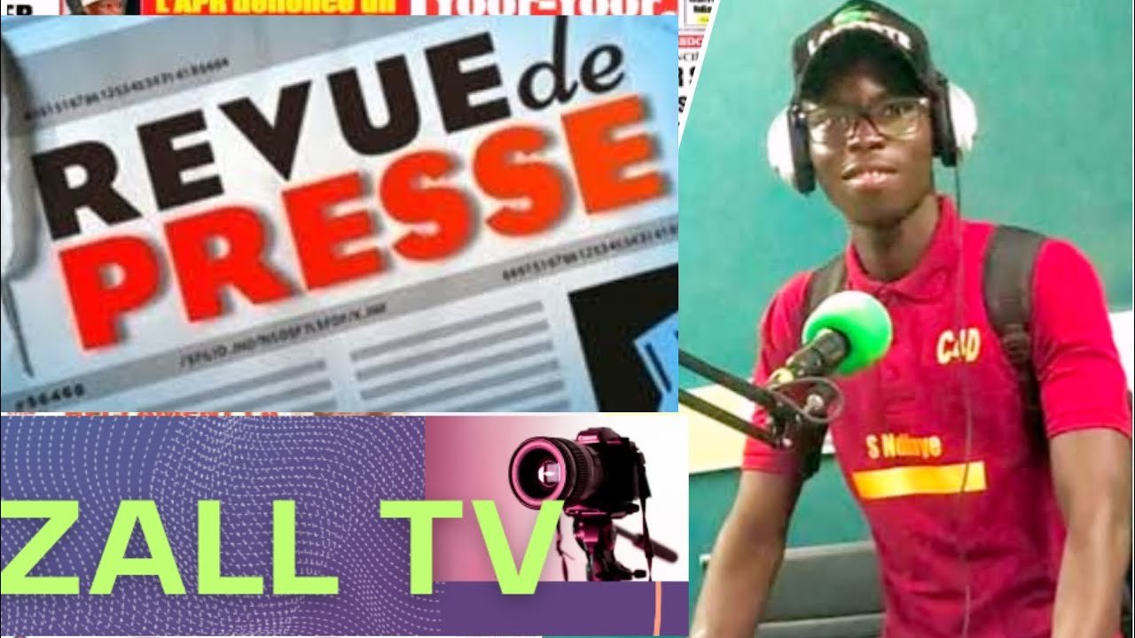 Revue de presse zall TV avec Saliou Ndiaye du jeudi 13 Mars 2025 - YouTube