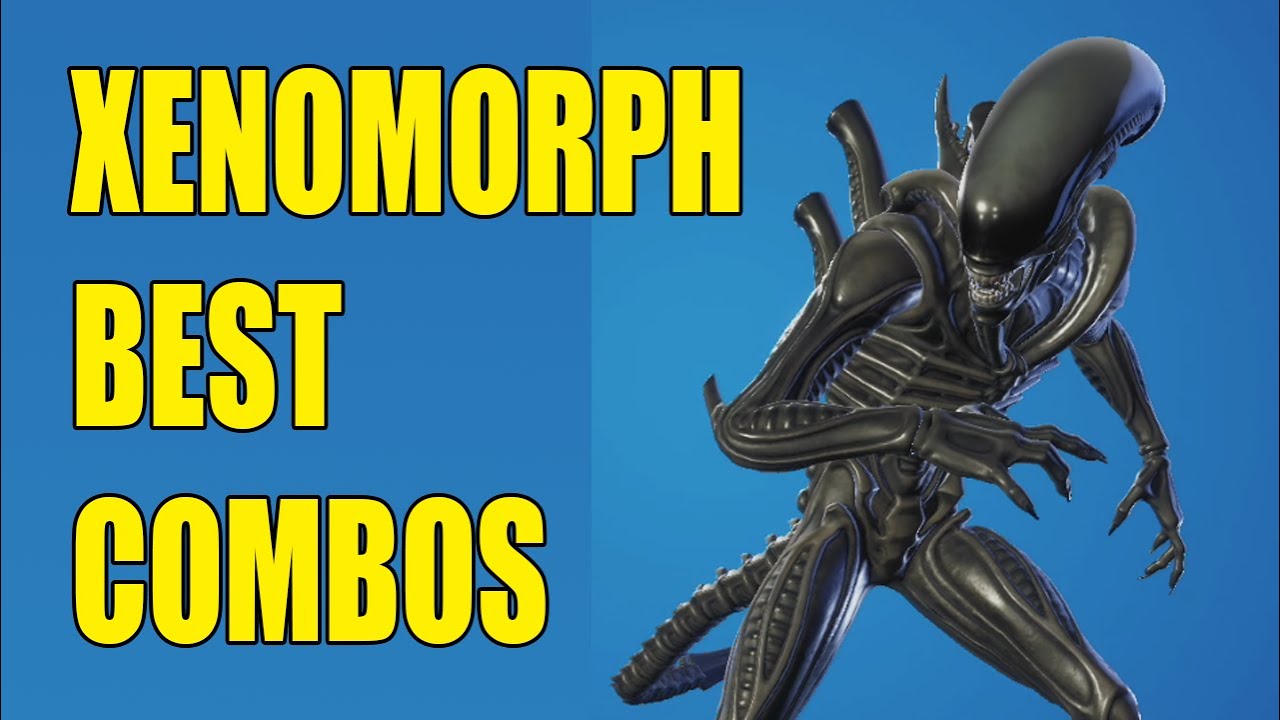 XENOMORPH Skin Best Combos in Fortnite - YouTube