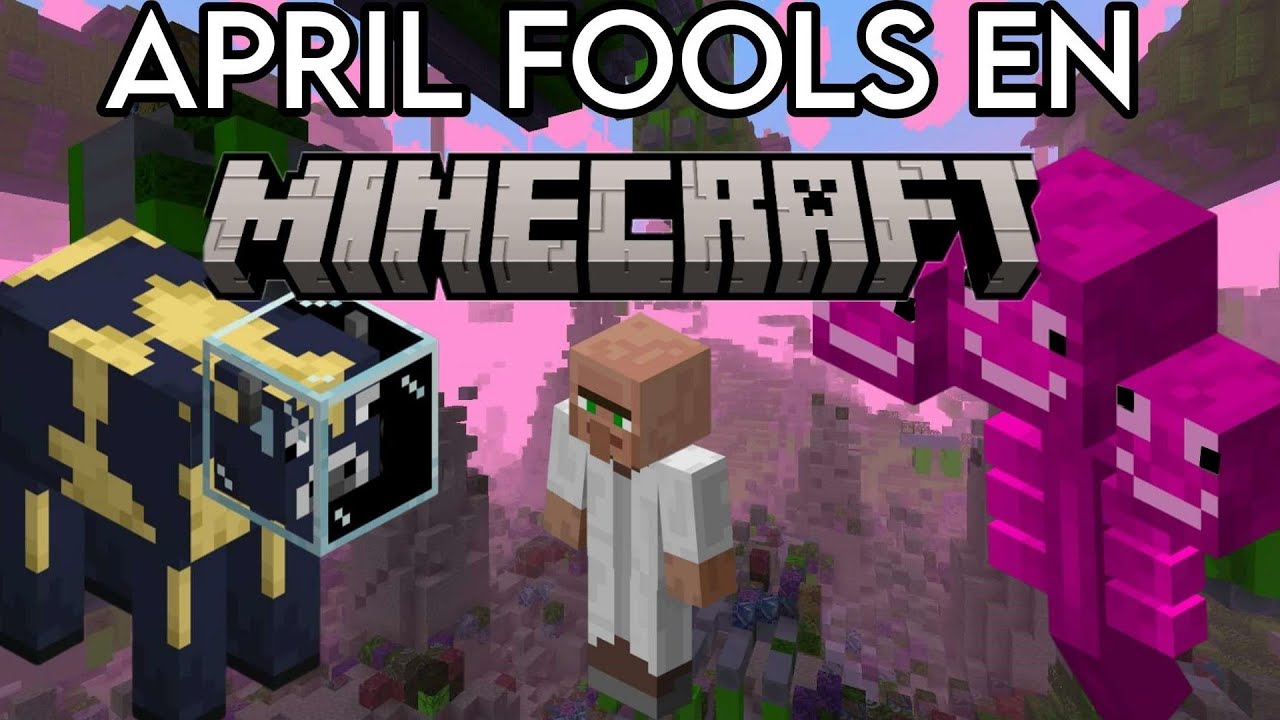 Repasando todos los april fools de MINECRAFT - YouTube