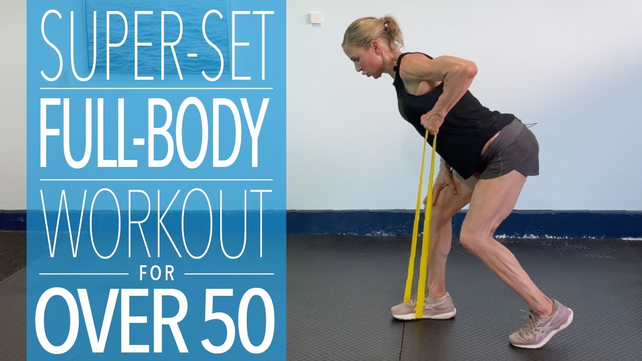 Super Set Circuit Full Body Workout for ages 50+ - YouTube