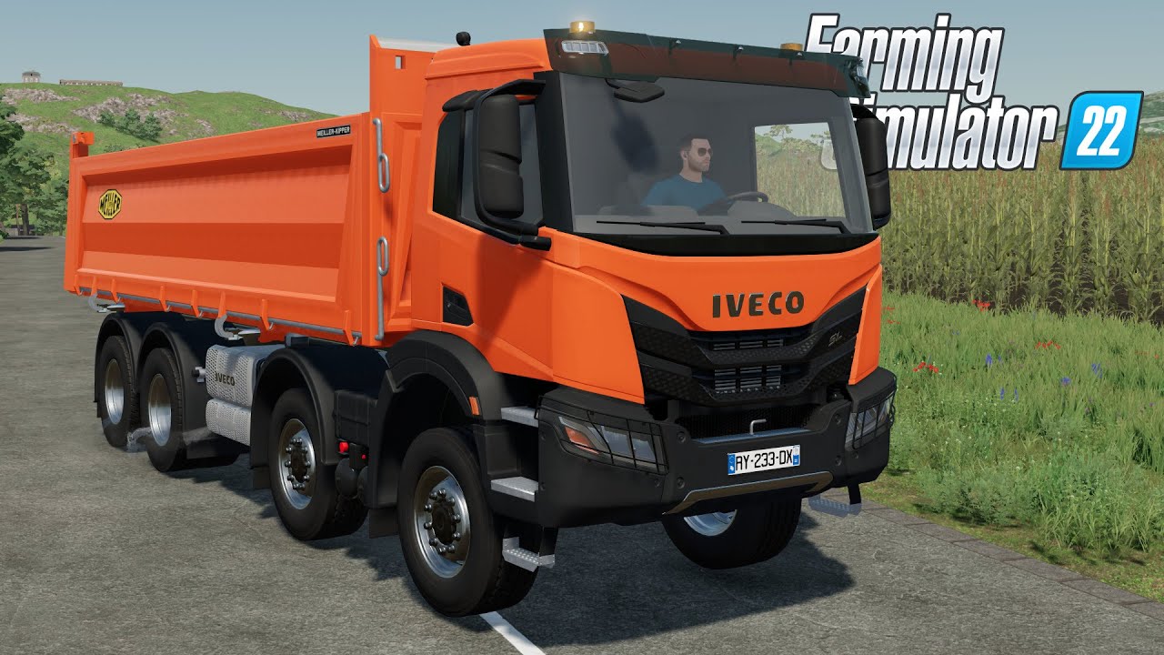 FS22 - IVECO X-WAY 8×8 MEILLER KIPPER - Farming Simulator 2022 Roleplay ...