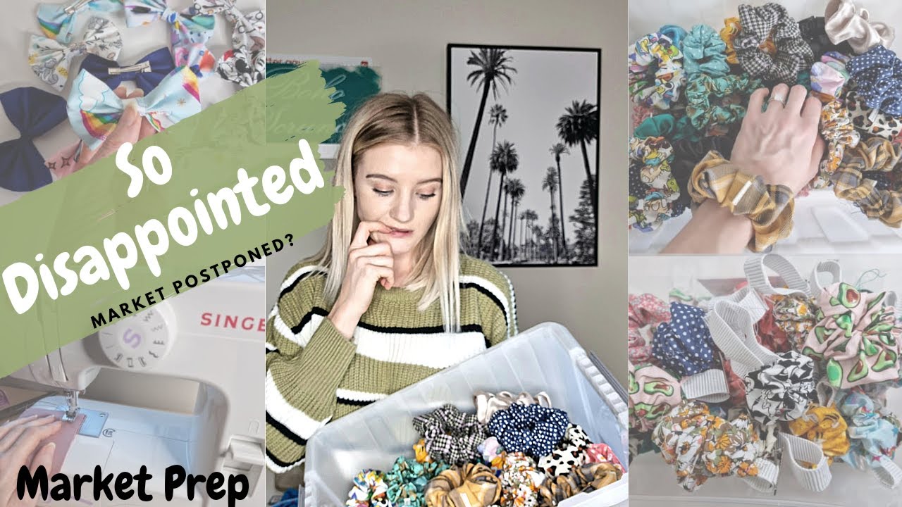 Prepping for the markets | Scrunchie Making #scrunchies - YouTube