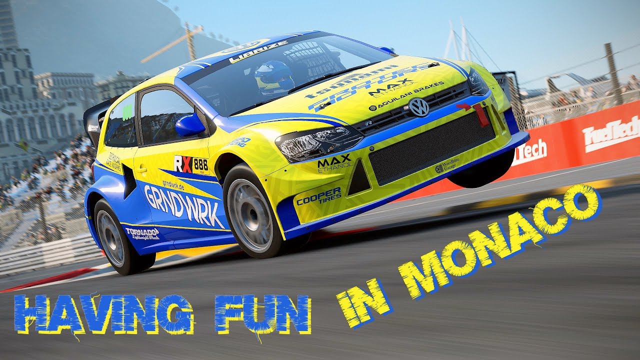 Volkswagen Polo RX at Azure Circuit (Monaco) - Automobilista 2 - YouTube