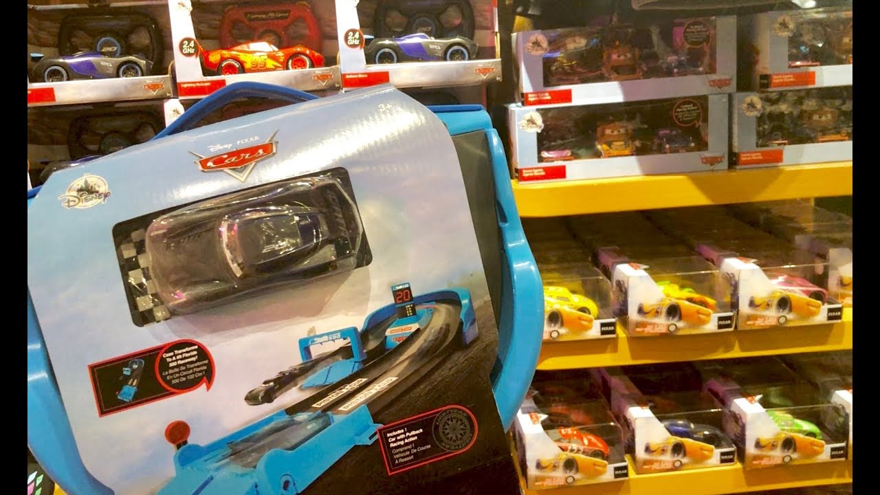 NEW Disney Cars Toy Hunt - Florida 500 Track Launcher - Disney Store ...