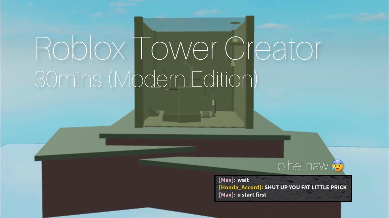 Roblox Tower Creator | Building a floor in 30mins! (Modern Edition ...
