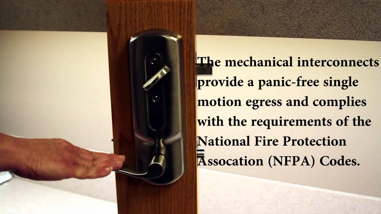 Schlage RS210F Mechanical Interconnected Lockset - YouTube