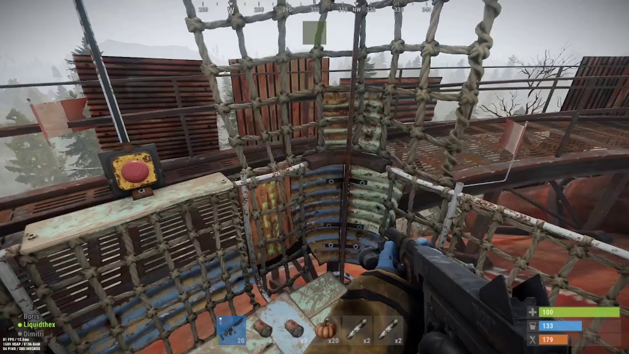 Rust - Landing hot air balloon on The Dome - YouTube