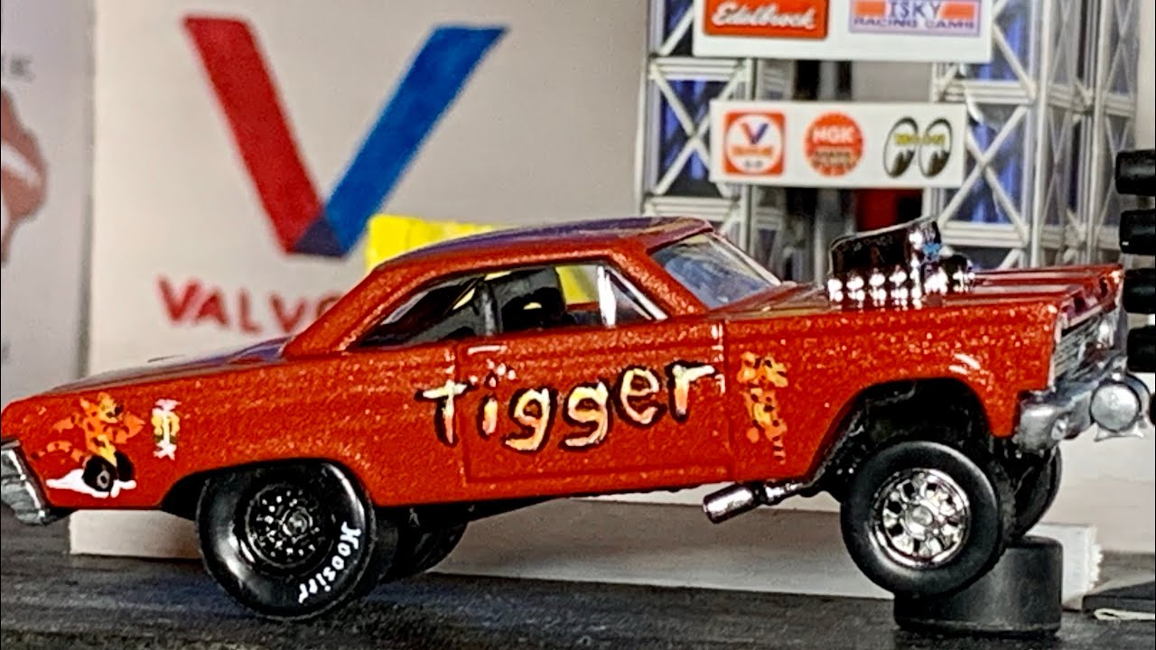 Custom Hot Wheels 65 Mercury Comet Cyclone Gasser “Tigger” - YouTube