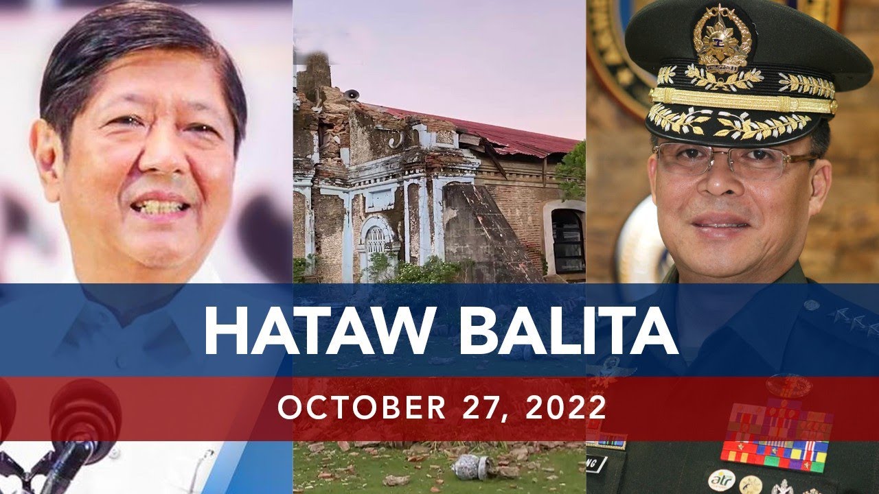 UNTV: Hataw Balita Pilipinas | October 27, 2022 - YouTube