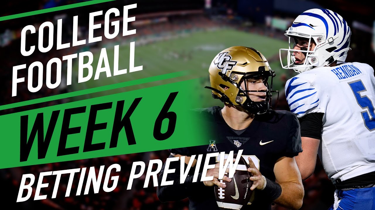 College Football Week 6 Picks and Predictions | CFB 2022 Free Picks ...
