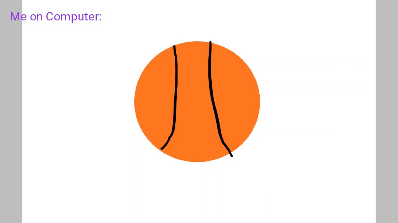 Me drawing vs. Me drawing on computer - YouTube