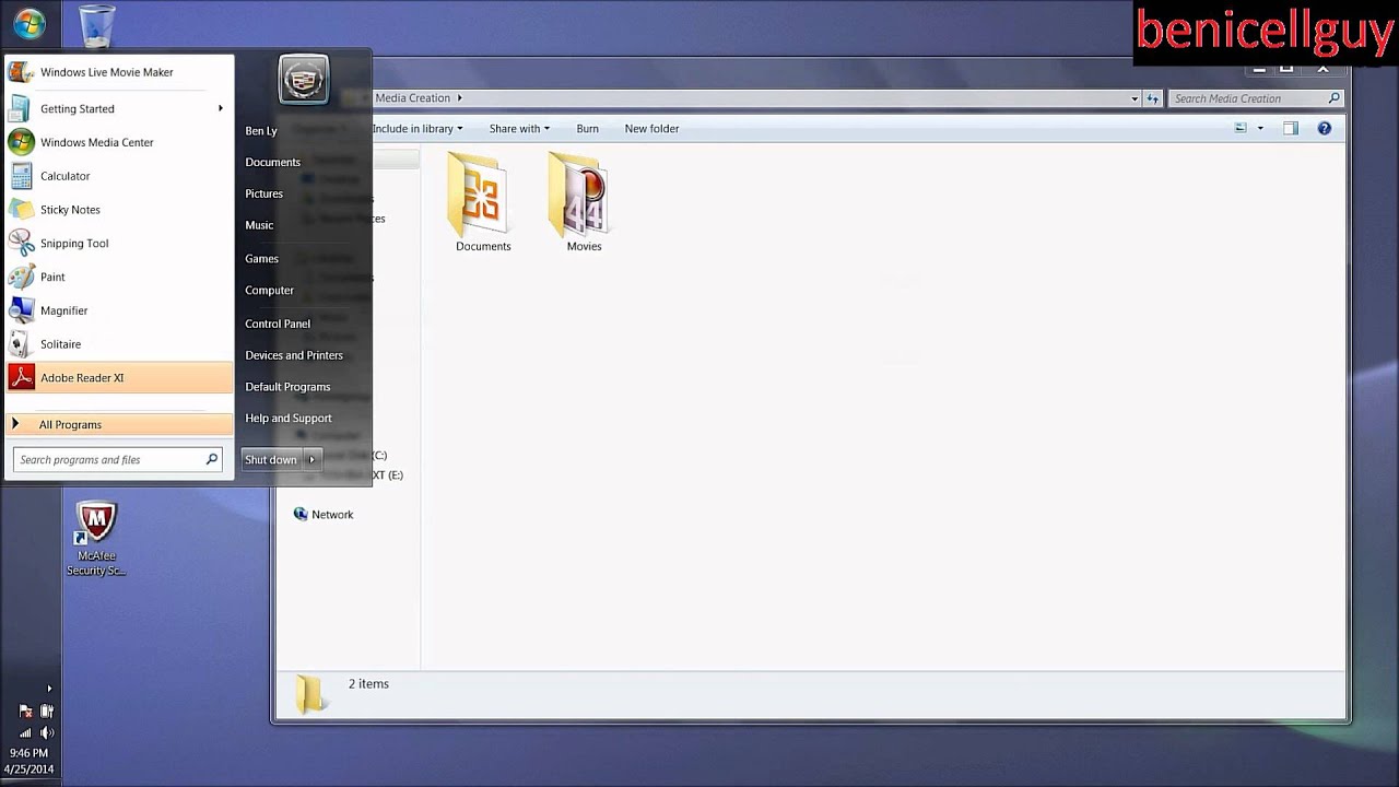 Ben's Tech Advice #47 Single Click to Open Files (Windows 7) - YouTube