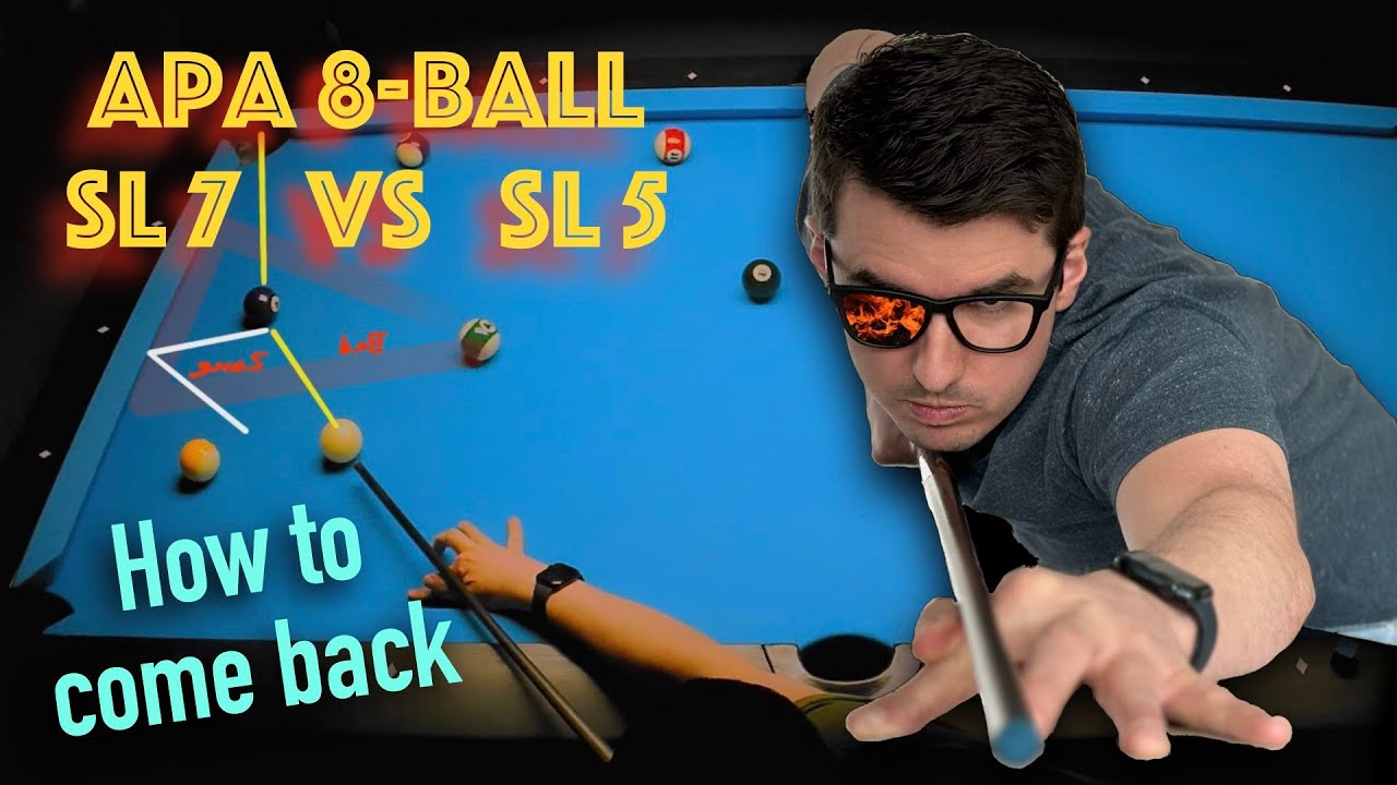 How to get back after a Loss!! APA 8-ball Match SL 7 vs SL 5 - YouTube