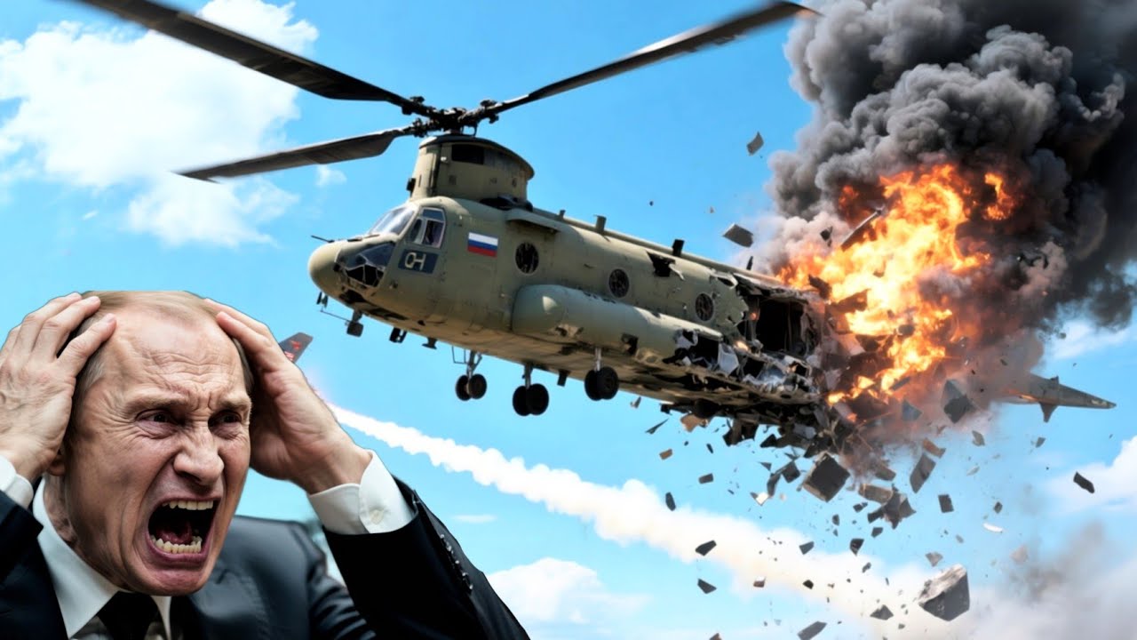 Horrific Tragedy Today! Russian CH-47D Helicopter Explodes in Mid-Air ...