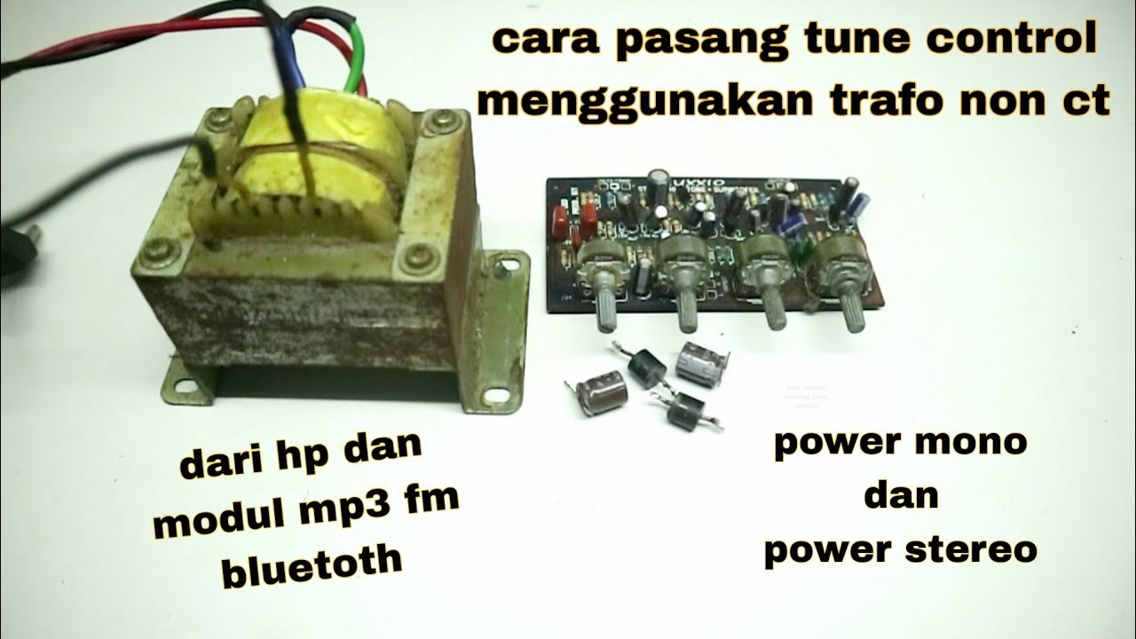 cara pasang tune control menggunakan trafo non ct dengan benar - YouTube