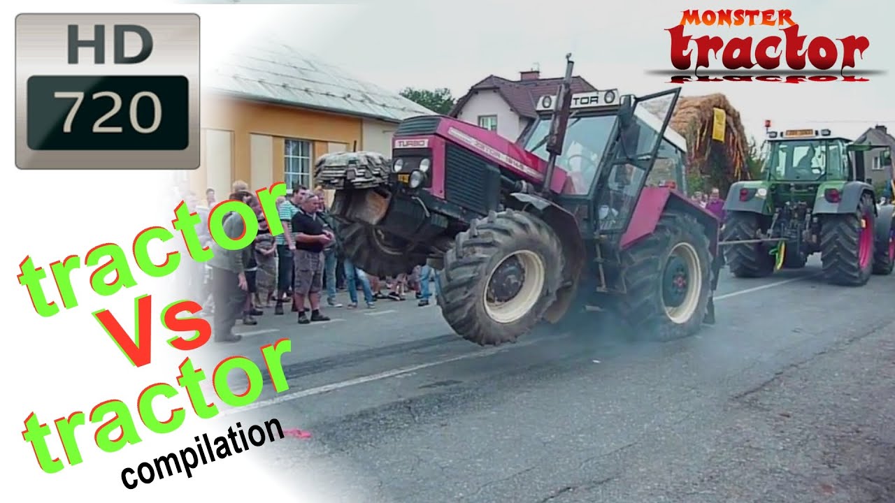 Tractor Vs Tractor Compilation 720p - YouTube